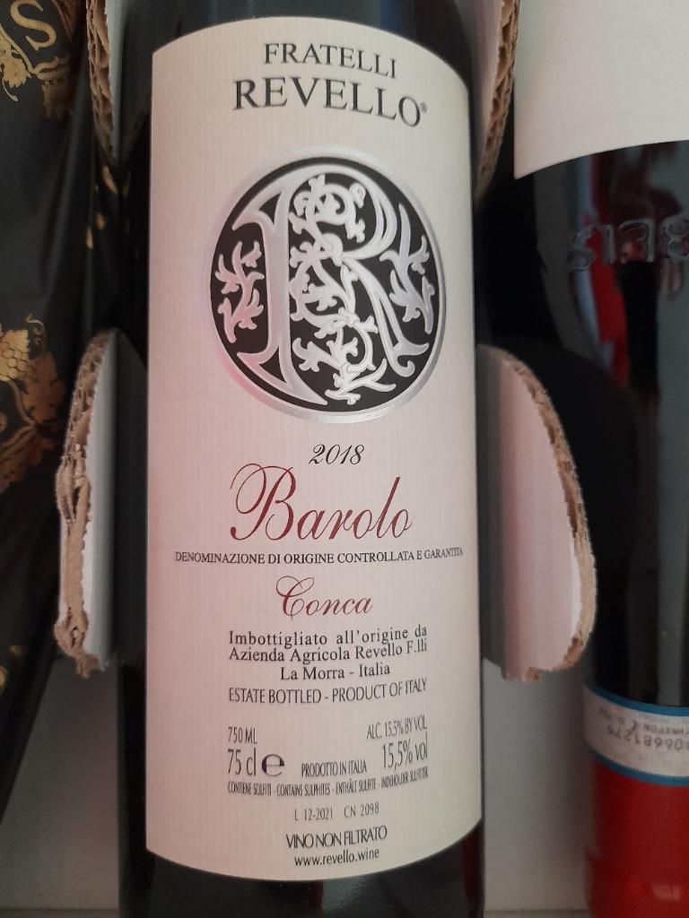 2018 Fratelli Revello Barolo Vigna Conca, Italy, Piedmont, Langhe ...