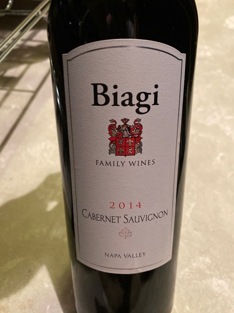 2014 Biagi Family Cabernet Sauvignon, USA, California, Napa Valley ...