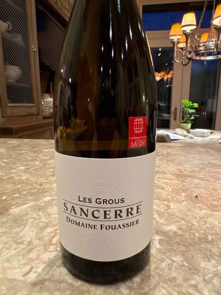 2023 Fouassier Sancerre Les Grous, France, Loire Valley, Upper Loire ...