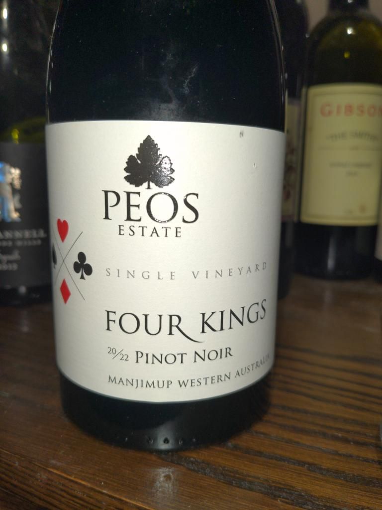 2022 Peos Estate Pinot Noir Four Kings, Australia, Western Australia ...