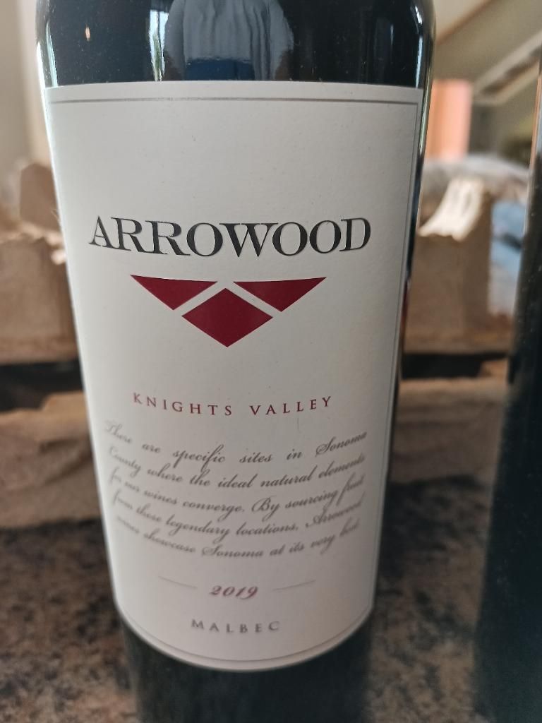 2019 Arrowood Malbec Knights Valley, USA, California, Sonoma County ...