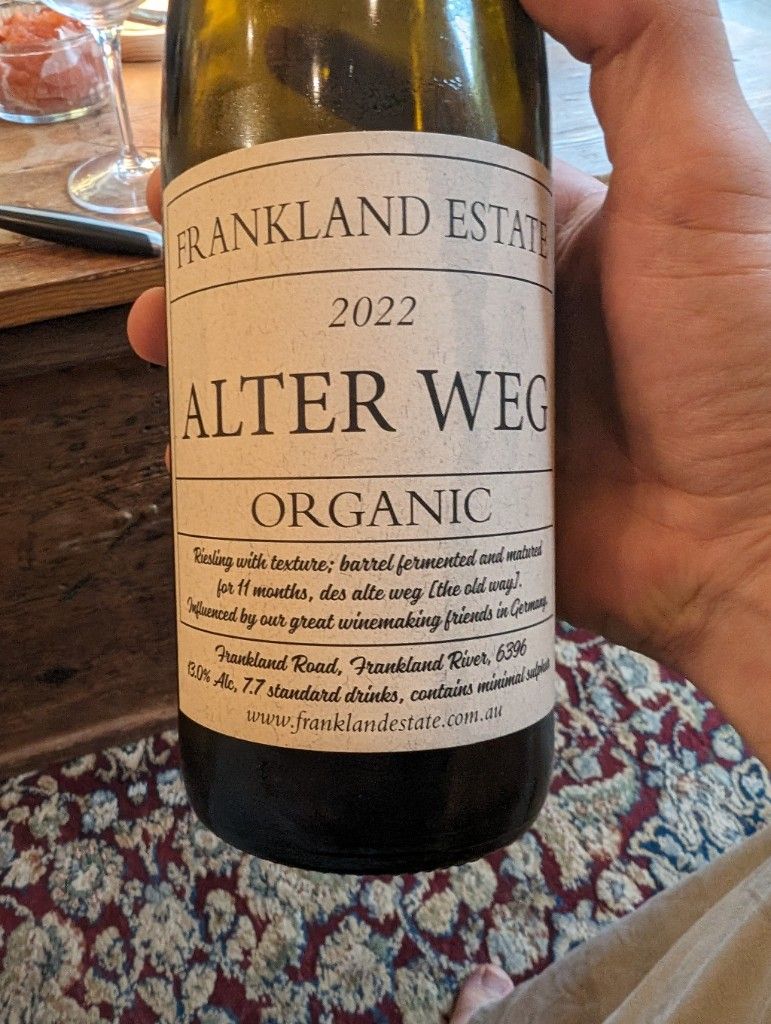 2023 Frankland Estate Riesling Alter Weg, Australia, Western Australia ...