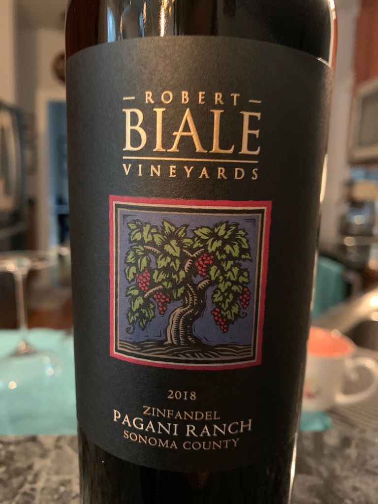 2018 Robert Biale Zinfandel Pagani Ranch, USA, California, Sonoma ...