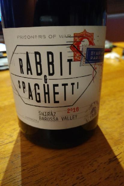 2016 Adam Barton Shiraz Rabbit & Spaghetti Barossa Valley, Australia ...