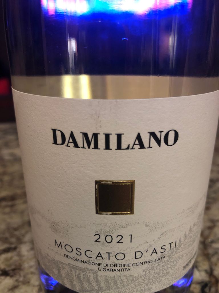 2021 Damilano Moscato d'Asti, Italy, Piedmont, Asti, Moscato d'Asti ...
