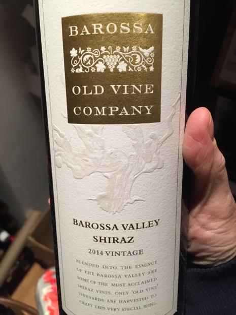 2014 Barossa Old Vine Wine Company Shiraz, Australia, South Australia, Barossa, Barossa Valley ...