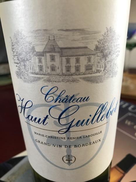 2016 Château Haut Guillebot Blanc, France, Bordeaux, Entre-Deux-Mers ...