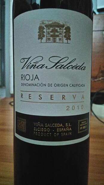 2010 Viña Salceda Rioja Reserva, Spain, La Rioja, La Rioja Alavesa ...