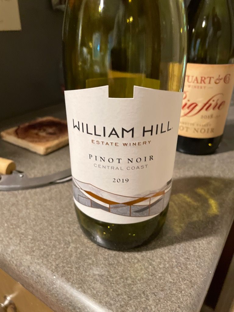 2022 William Hill Winery Pinot Noir, USA, California, Central Coast ...