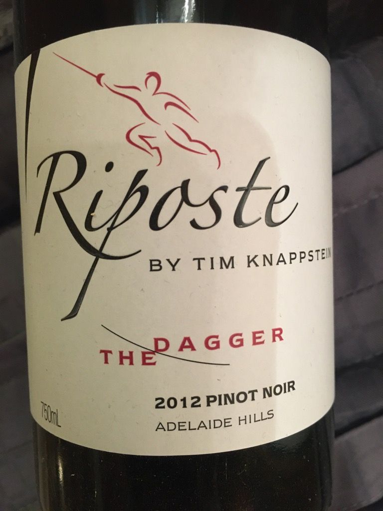 2010 Riposte Pinot Noir The Dagger, Australia, South Australia, Mount ...