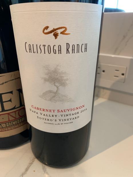 2018 Calistoga Ranch Cabernet Sauvignon Sotero's Vineyard, USA ...
