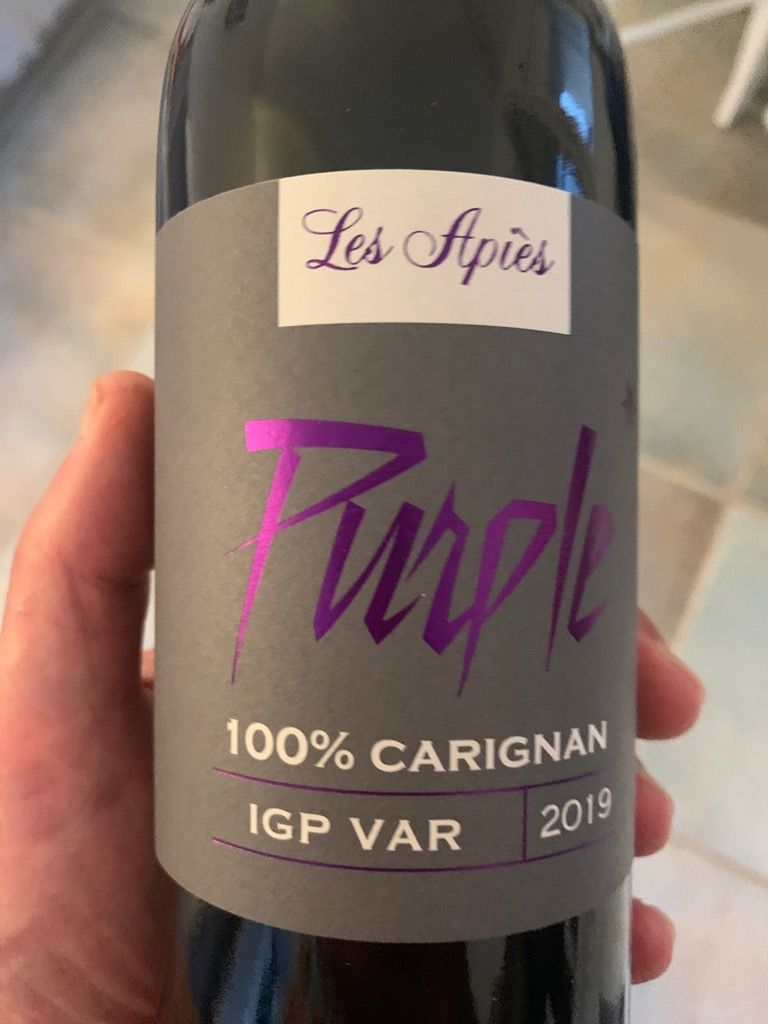 2020 Château Les Apiès Carignan Var Purple, France, Provence, Var ...