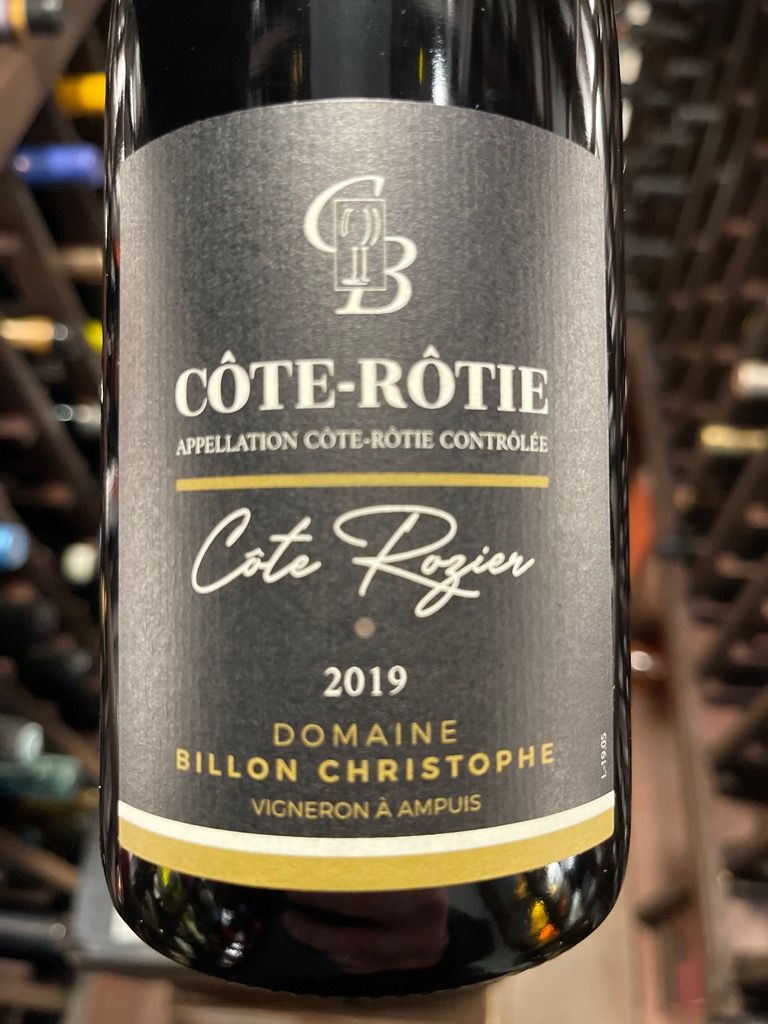 2020 Christophe Billon Côte-Rôtie Côte Rozier, France, Rhône, Northern ...