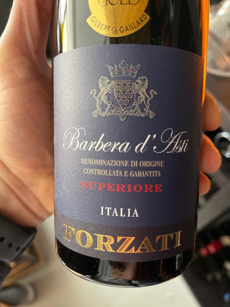 2016 Forzati Barbera d'Asti Superiore, Italy, Piedmont, Asti, Barbera d ...