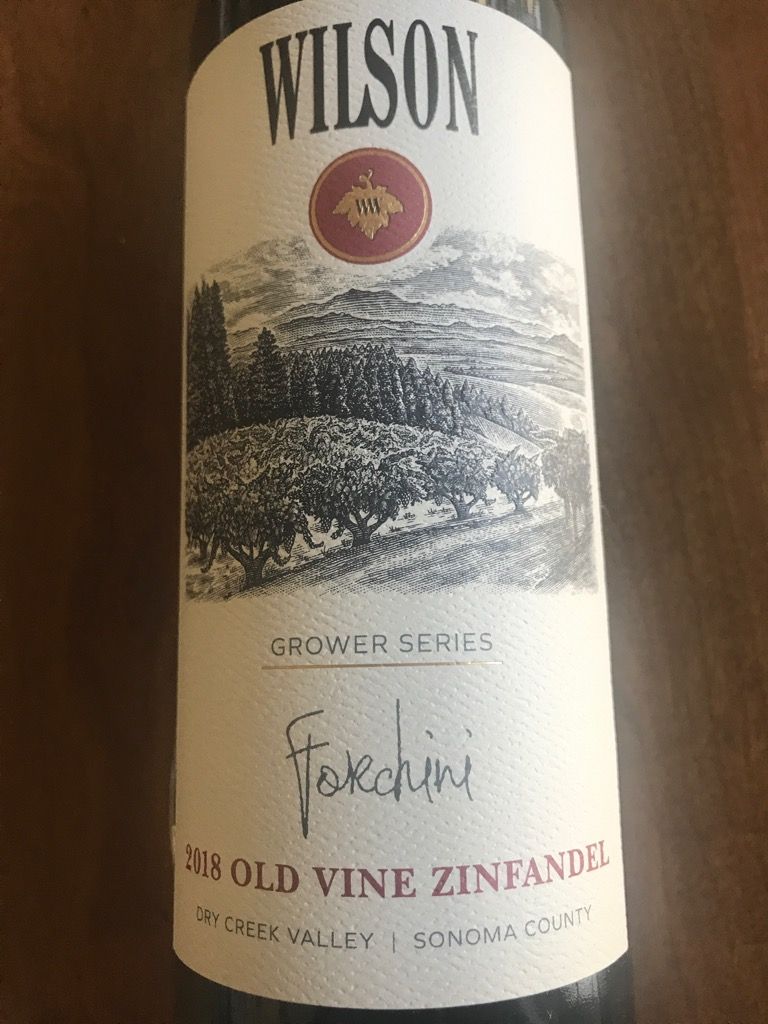 2017 Wilson Winery Zinfandel Forchini, USA, California, Sonoma County ...