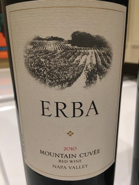 2010 Erba Mountainside Vineyards Mountain Cuvée, USA, California, Napa ...