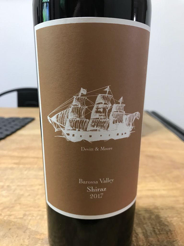 2017 Devitt & Moore Shiraz Captain D. Bruce, Australia, South Australia, Barossa, Barossa Valley ...
