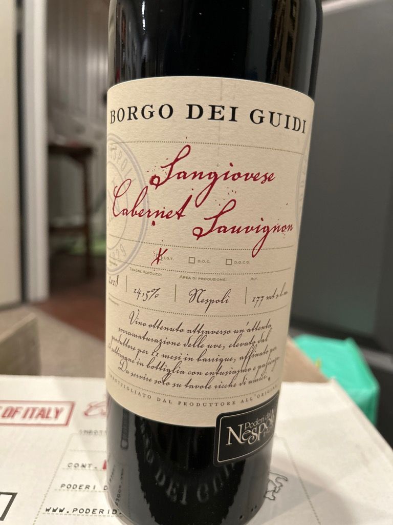 2018 Poderi' dal Nespoli Rubicone Borgo dei Guidi, Italy, Emilia ...