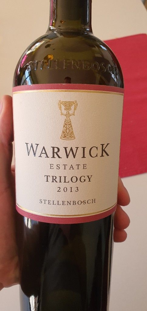 2013 Warwick Estate Trilogy, South Africa, Coastal Region, Stellenbosch ...