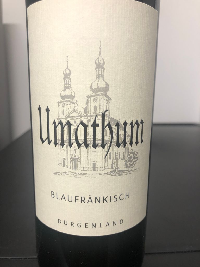 2019 Umathum Blaufränkisch, Austria, Burgenland - CellarTracker