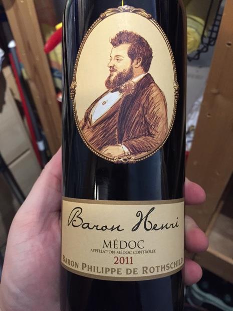 2011 Baron Philippe de Rothschild Baron Henri, France, Bordeaux, Médoc ...