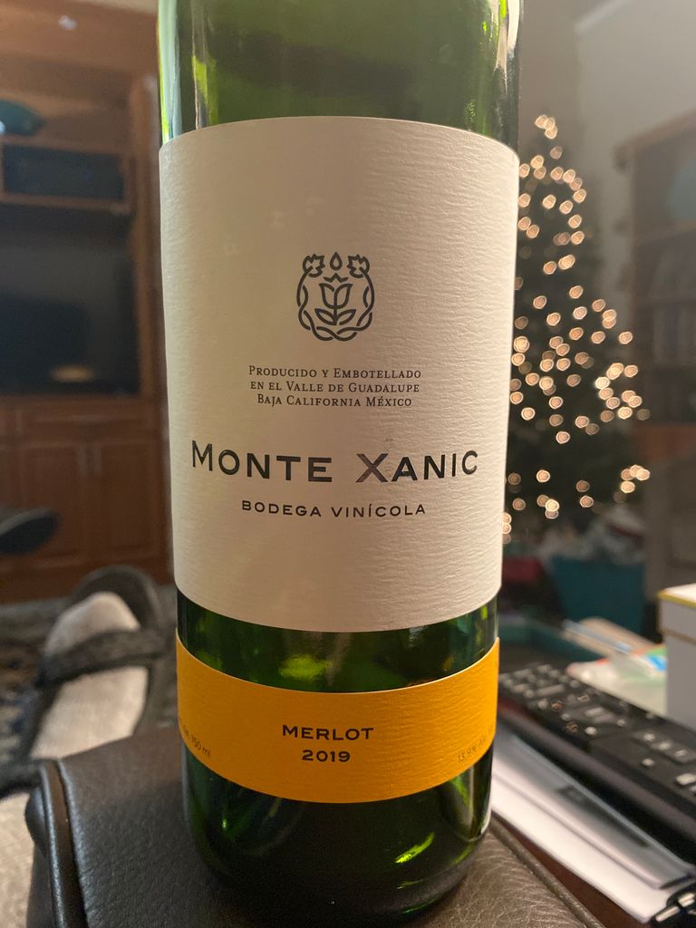 2019 Monte Xanic Merlot, Mexico, Baja California, Valle de Guadalupe ...