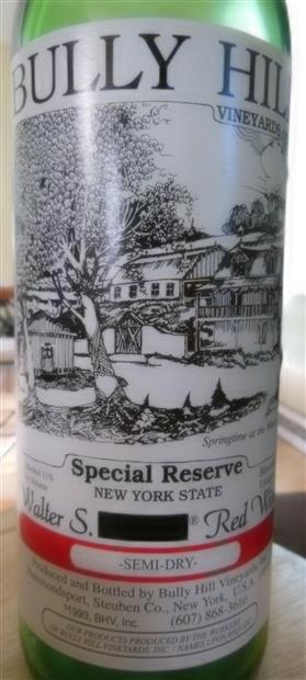 1984 Bully Hill Vineyards Walter S. Red, USA, New York, Finger Lakes ...