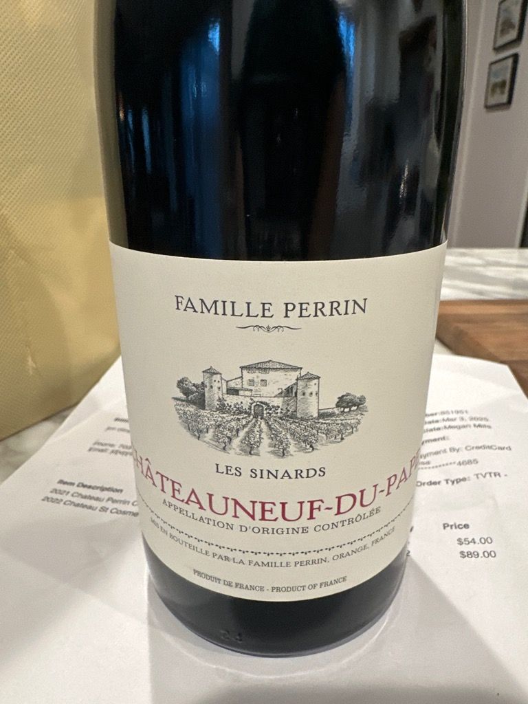 2022 Famille Perrin / Perrin & Fils Châteauneuf-du-Pape Les Sinards ...