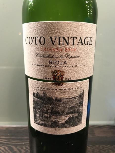 2014 Bodegas El Coto Rioja Coto Vintage, Spain, La Rioja, Rioja ...