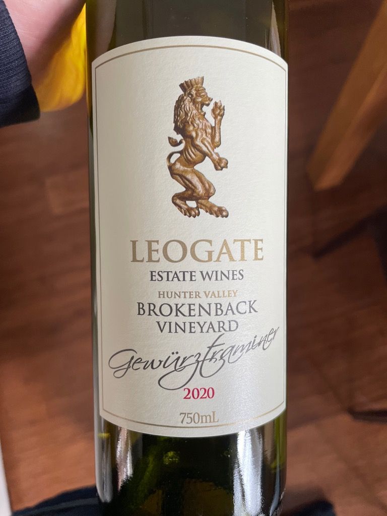 2023 Leogate Estate Gewürztraminer Brokenback Vineyard, Australia, New ...