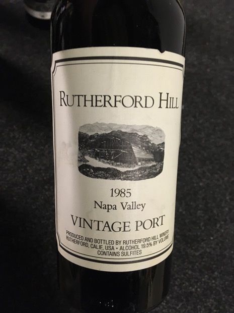 1985 Rutherford Hill Zinfandel Vintage Port, USA, California, Napa ...