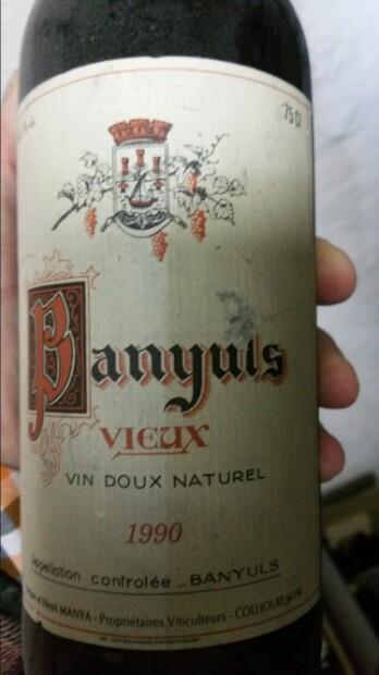 2010 Domaine Manya Puig Banyuls Tuilé Vieux, France, Languedoc ...