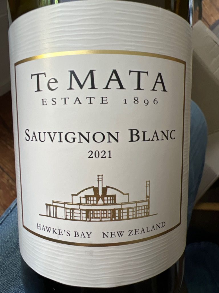 2021 Te Mata Estate Sauvignon Blanc, New Zealand, North Island, Hawke's ...
