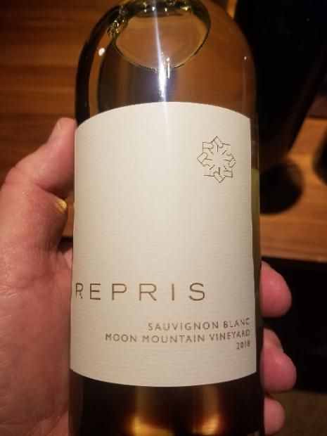 2018 Repris Sauvignon Blanc Moon Mountain Vineyard, USA, California ...