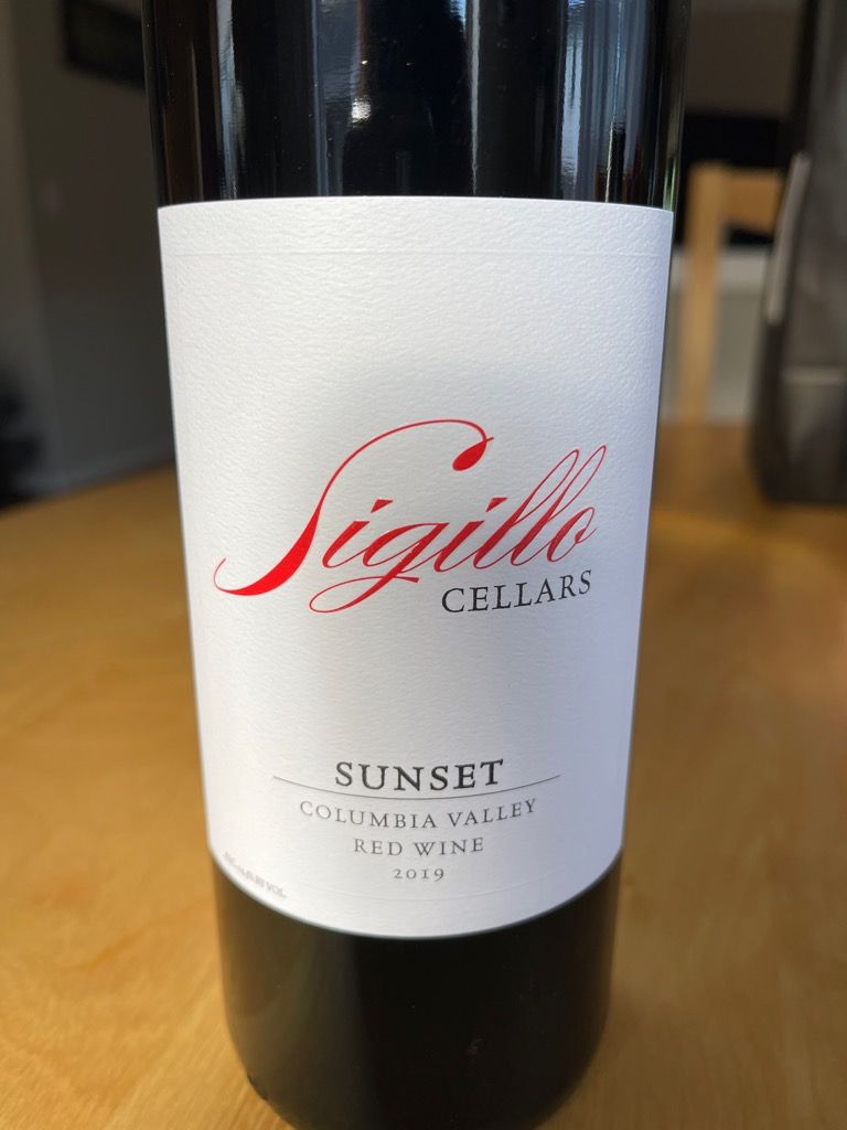 2019 Sigillo Cellars Sunset, USA, Washington, Columbia Valley ...