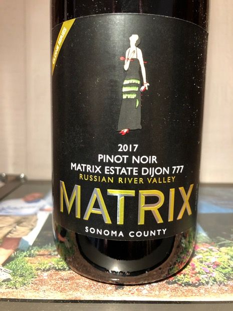 2019 Matrix Pinot Noir Clone Series Matrix Estate 777, USA, California ...