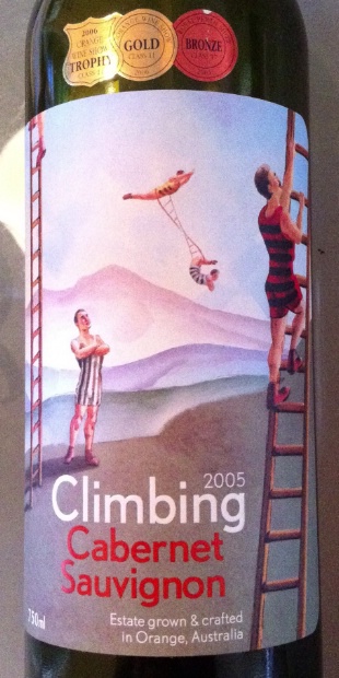 2005 Climbing Wines Cabernet Sauvignon, Australia, New South Wales ...