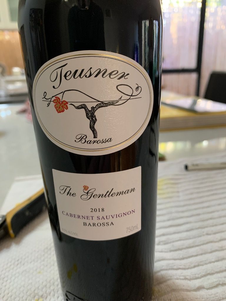 2018 Teusner Cabernet Sauvignon The Gentleman, Australia, South ...