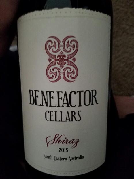 2015 International Wine Negociants Shiraz Benefactor Cellars, Australia ...