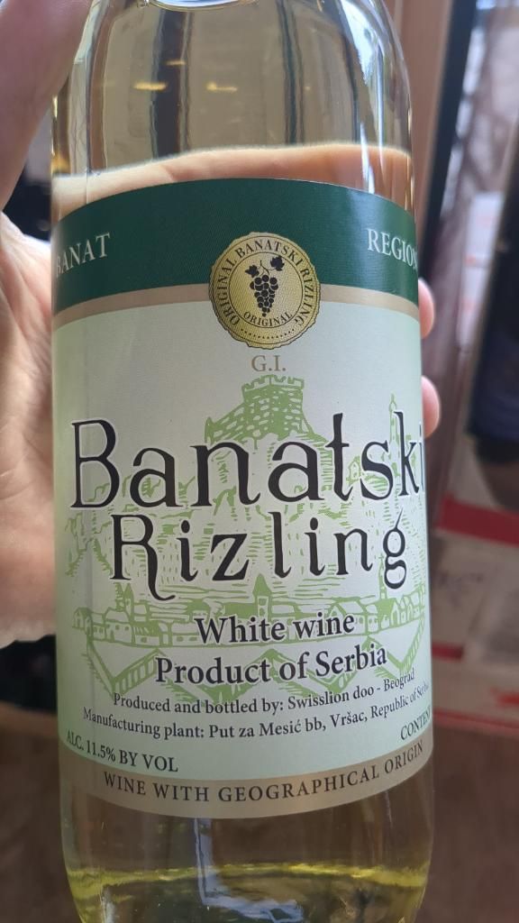NV Vrsaćki Vinogradi Banatski Rizling, Serbia, Banat, Northern Banat ...