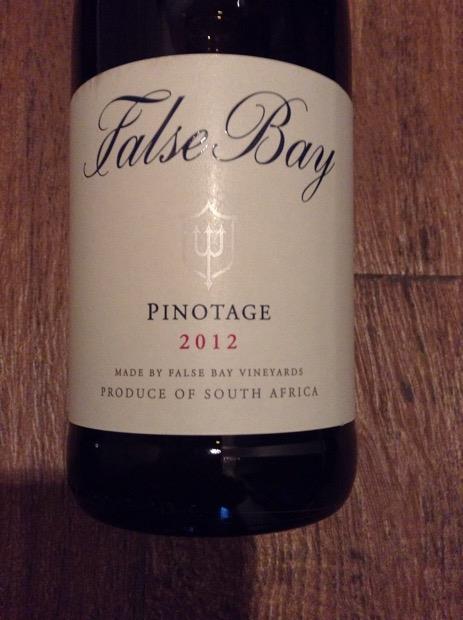 2012 False Bay Pinotage, South Africa, Western Cape - CellarTracker