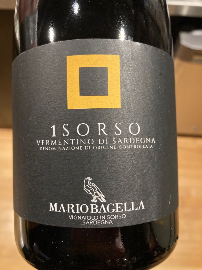 2021 Mario Bagella Vermentino di Sardegna 1 Sorso Bianco, Italy ...