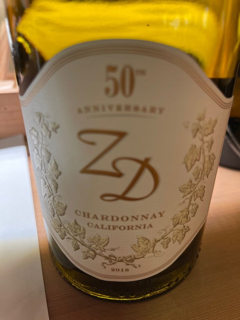 2018 ZD Wines Chardonnay, USA, California - CellarTracker