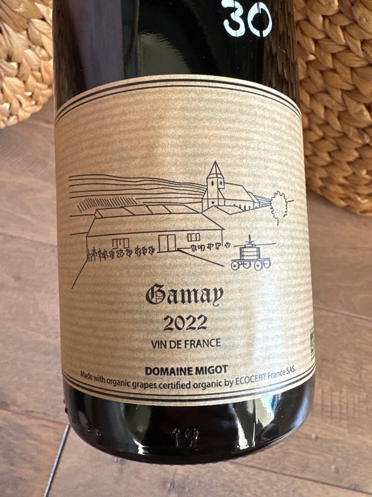 2023 Domaine Migot Gamay Côtes de Toul, France, Lorraine, Côtes de Toul ...