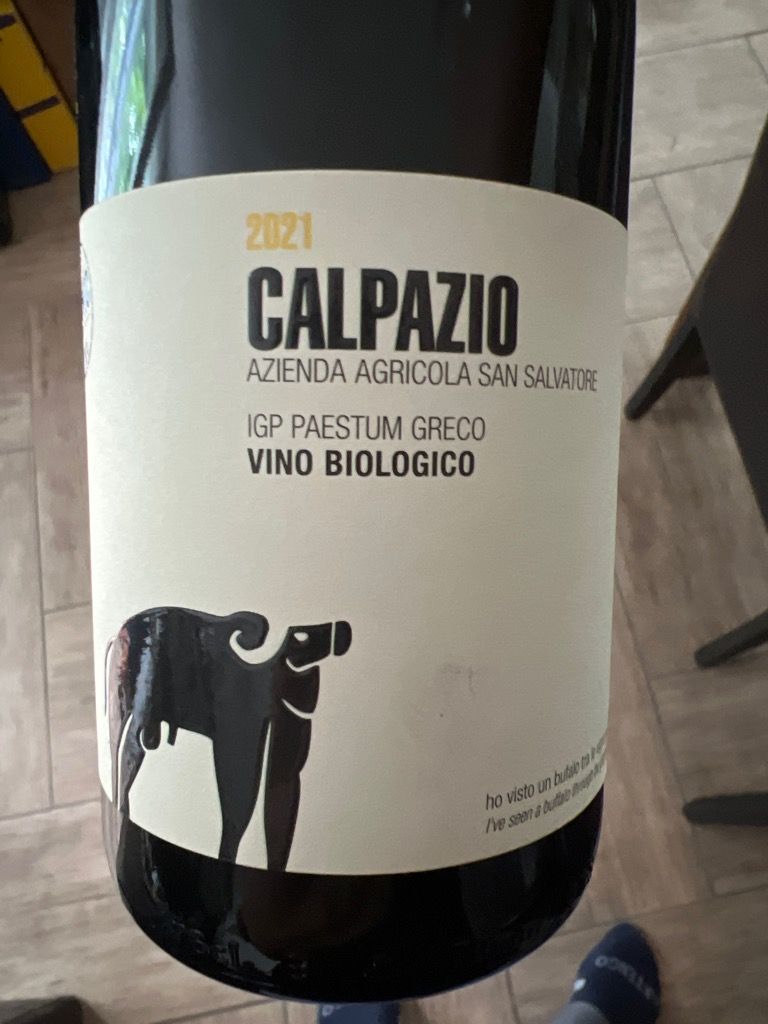 2021 San Salvatore Calpazio Paestum IGT, Italy, Campania, Paestum IGT ...