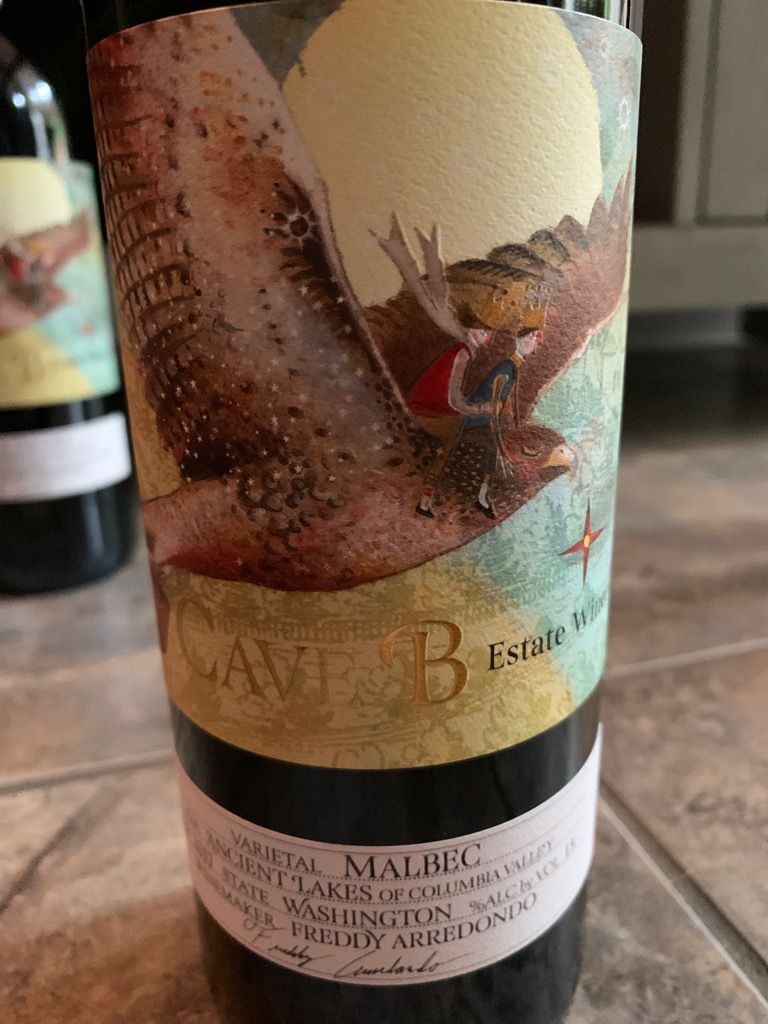 2020 Cave B Estate Winery Malbec, USA, Washington, Columbia Valley ...