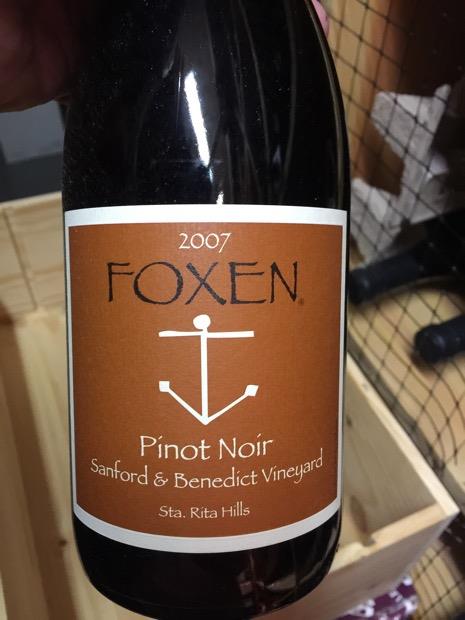 2011 Foxen Pinot Noir Sanford & Benedict Vineyard, USA, California ...