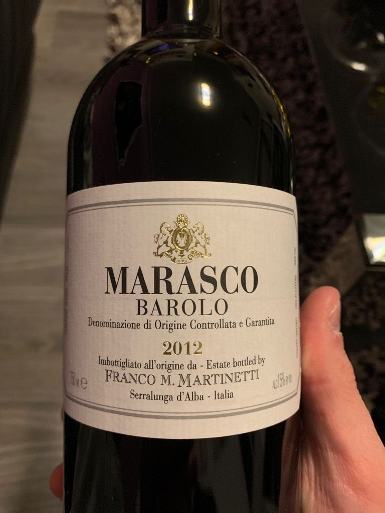2001 Franco M. Martinetti Barolo Marasco - CellarTracker
