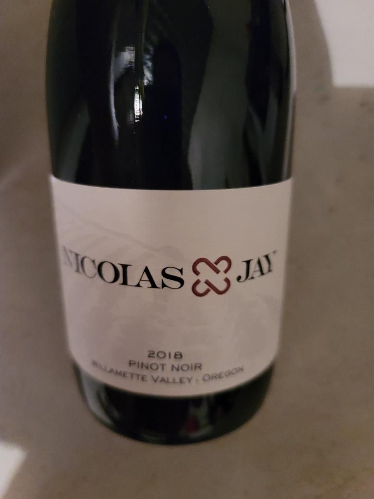 2018 Domaine Nicolas-Jay Pinot Noir Willamette Valley, USA, Oregon ...