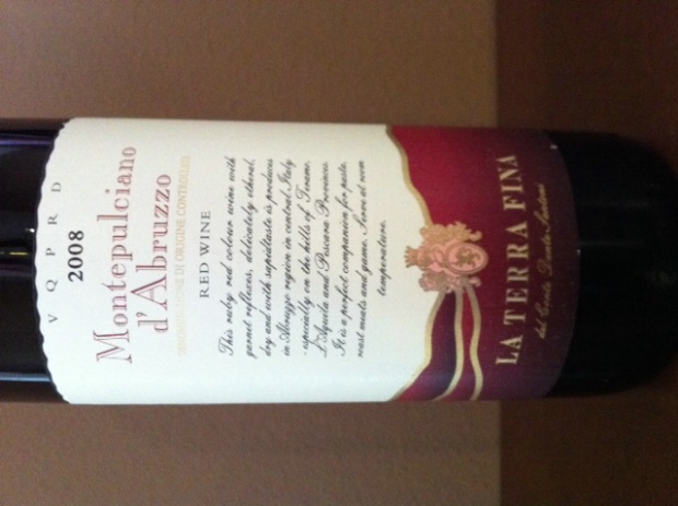 2001 Conte Dante Santoni Montepulciano d'Abruzzo La Terra Fina, Italy ...